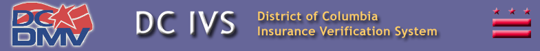 Welcome to DC Insurance Verification System